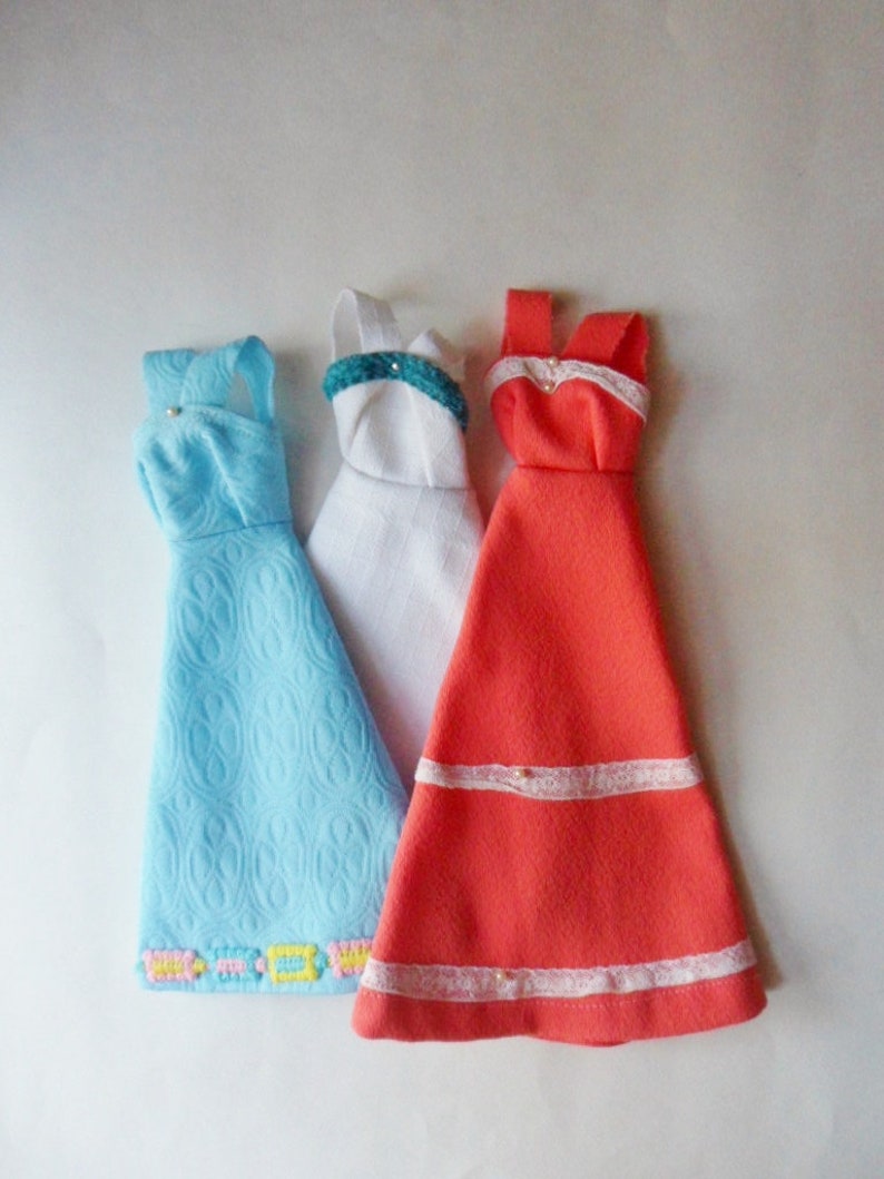 Six Assorted Handmade Barbie Doll Dresses Retro Barbie Summer | Etsy