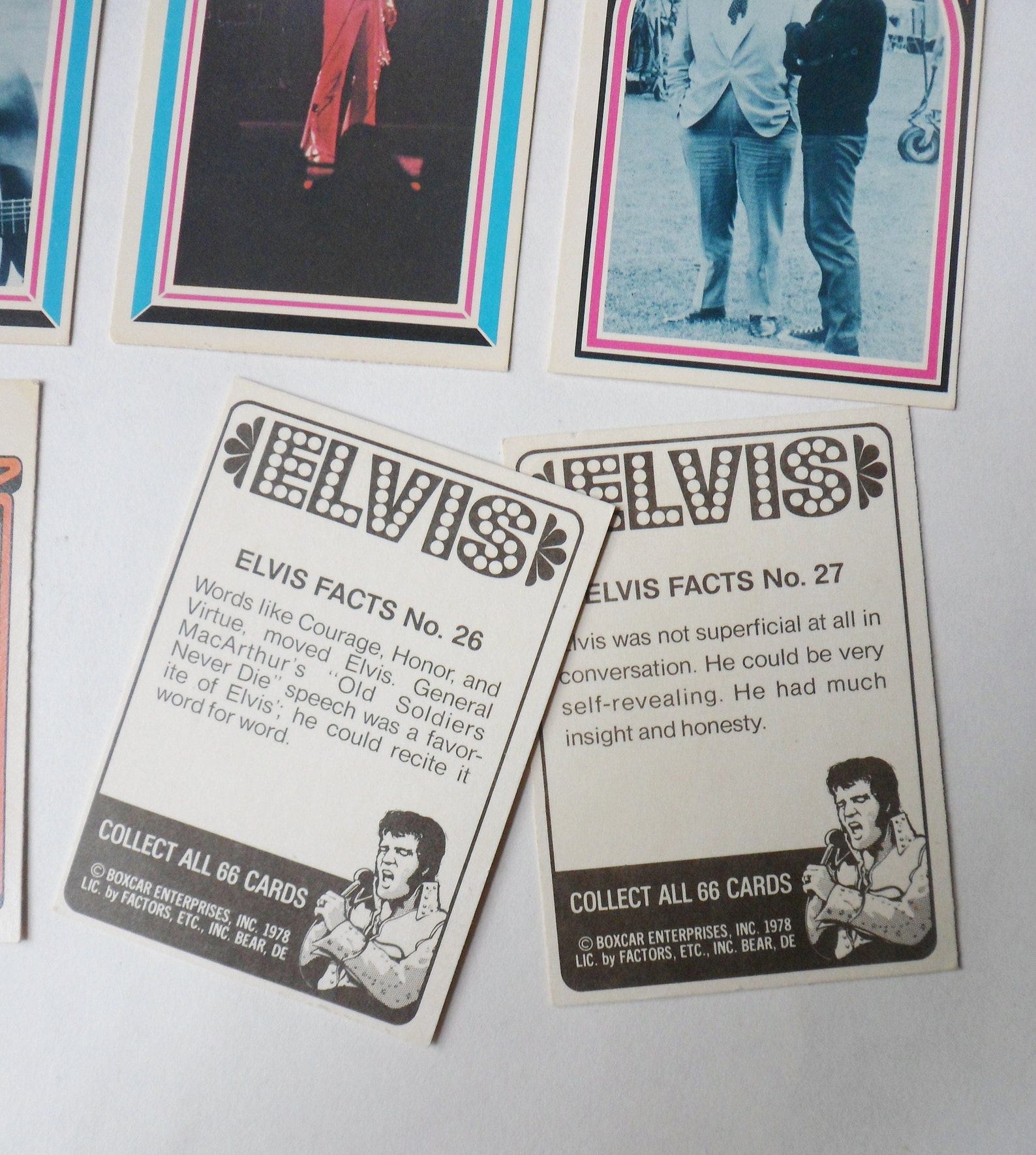 Elvis Collector Cards, Nine Elvis Presley Trading Cards 19-27, Vintage ...