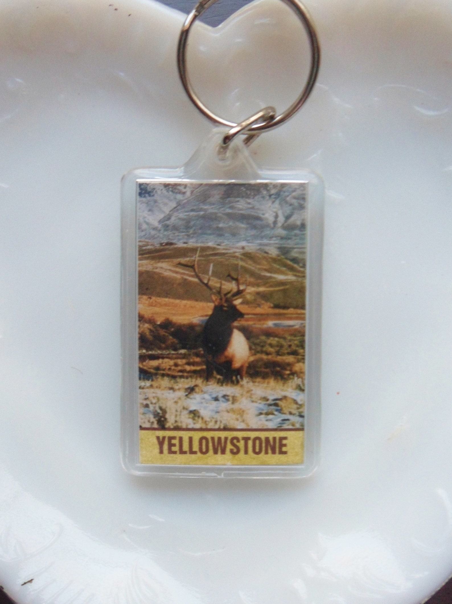 Yellowstone Key Ring Souvenir Yellowstone National Park - Etsy