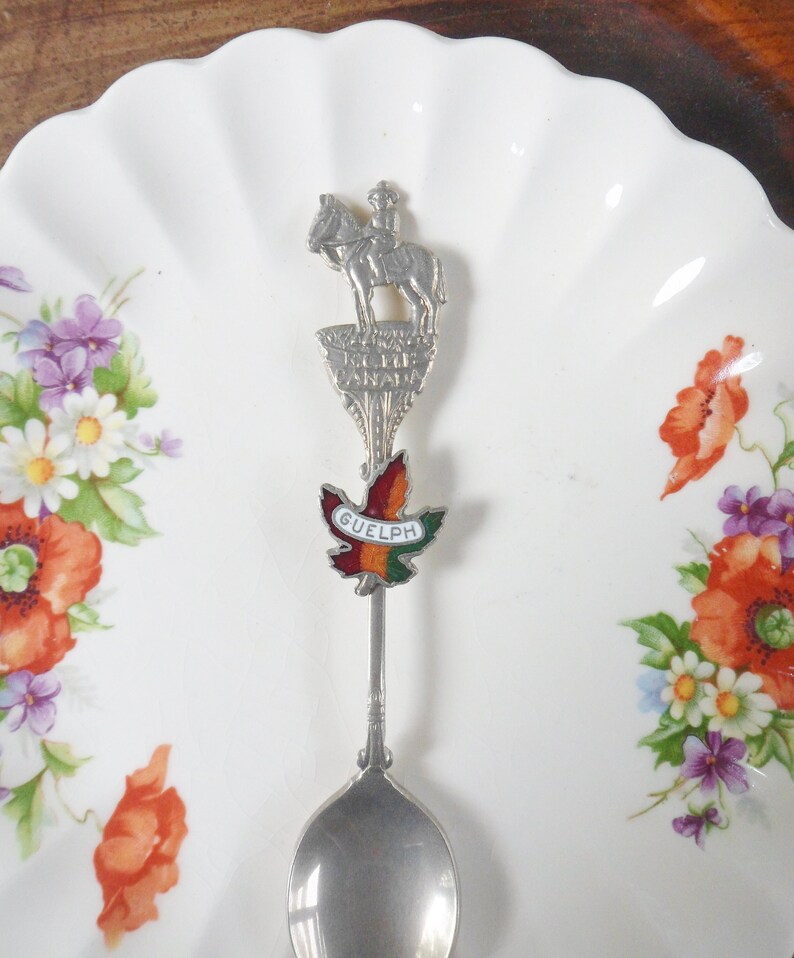 Royal Canadian Mounted Police Spoon Guelph Canada Souvenir - Etsy