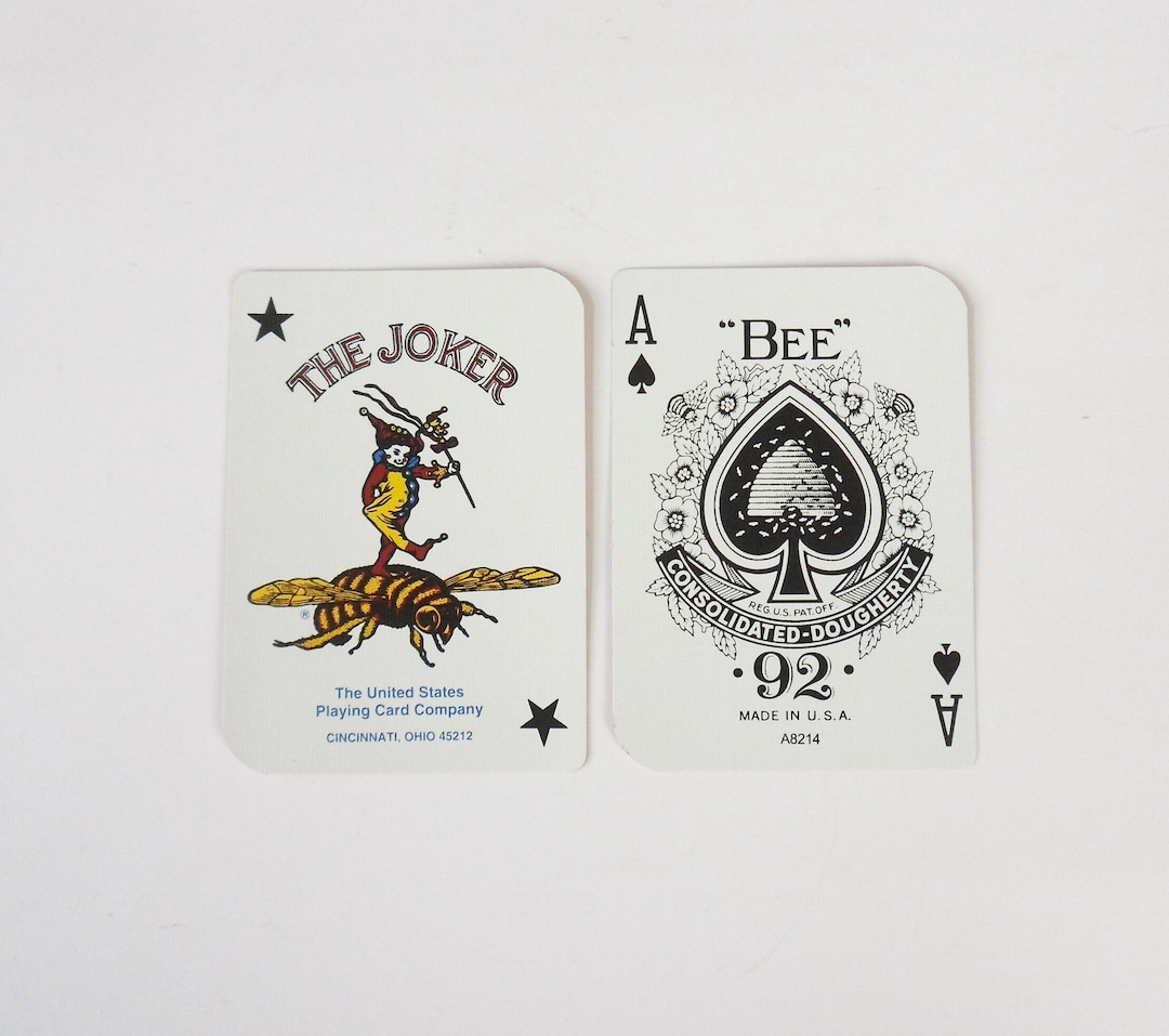 Luxor Bee 92 Playing Cards, Deck of Consolidated Dougherty Gold Bee ...