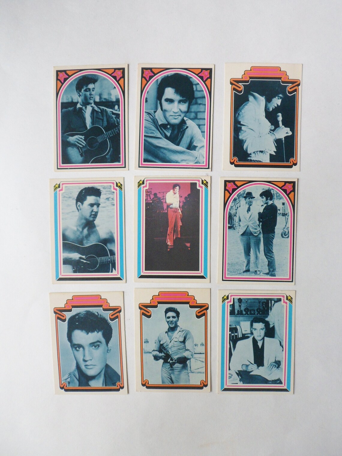 Elvis Collector Cards Nine Elvis Presley Trading Cards 19-27 - Etsy