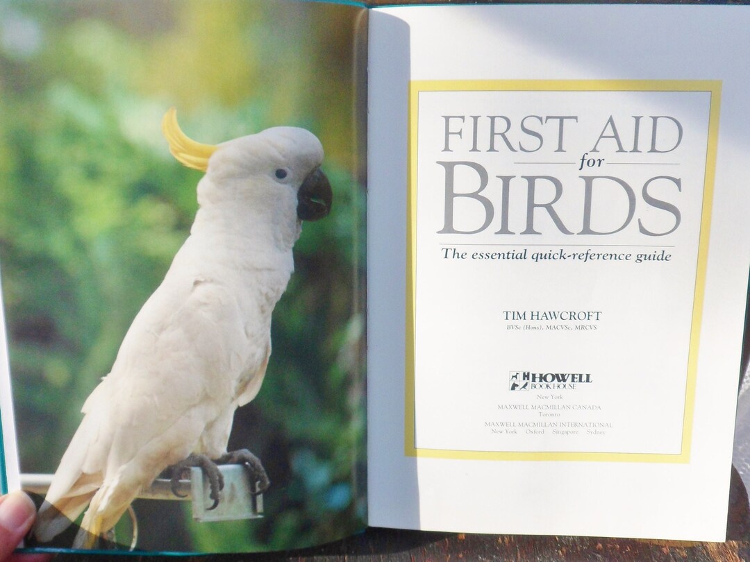 First Aid for Birds Book Vintage Reference Guide to Bird - Etsy