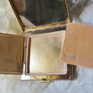 Volupte Rhinestone Compact With Original Dust Pouch, Vintage Mid ...