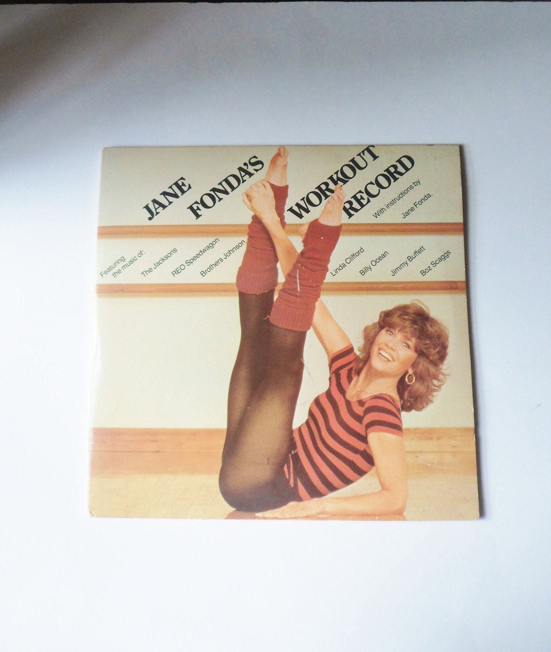Jane Fondas Workout Record, Double LP Album With Illustrations, 1981 ...