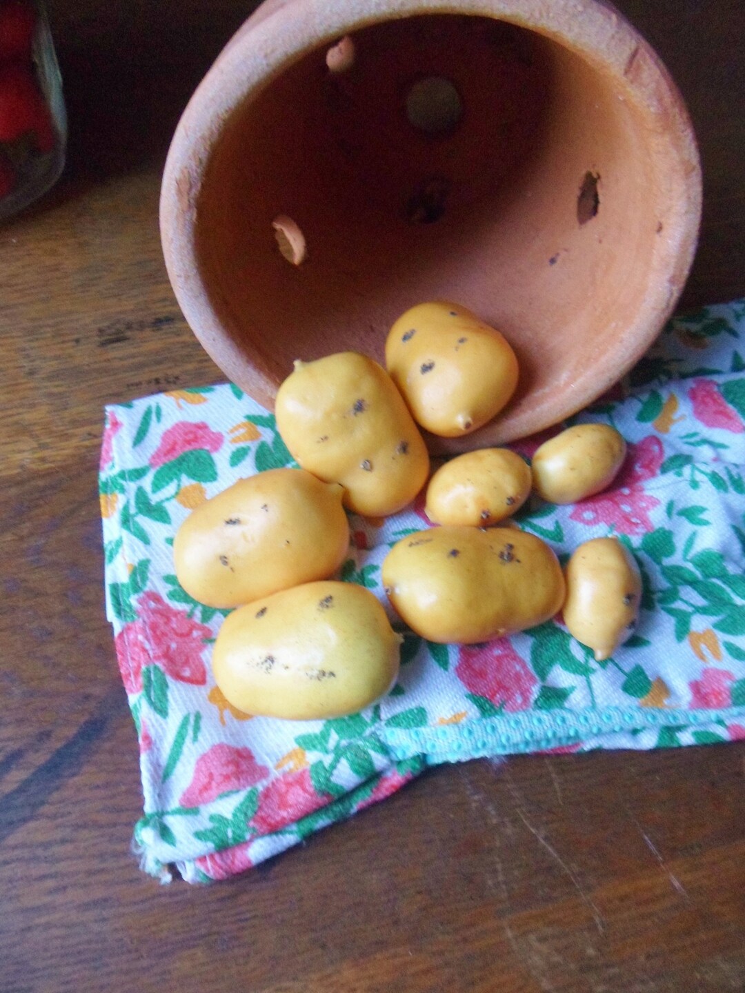 Eight Baby Potatoes, Small Artificial Potatoes, Imitation Vegetables - Etsy