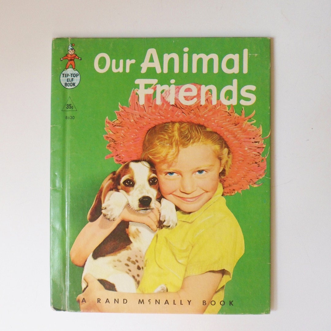 Our Animal Friends Book, Vintage Rand Mcnally Animal Story Book 1961 - Etsy