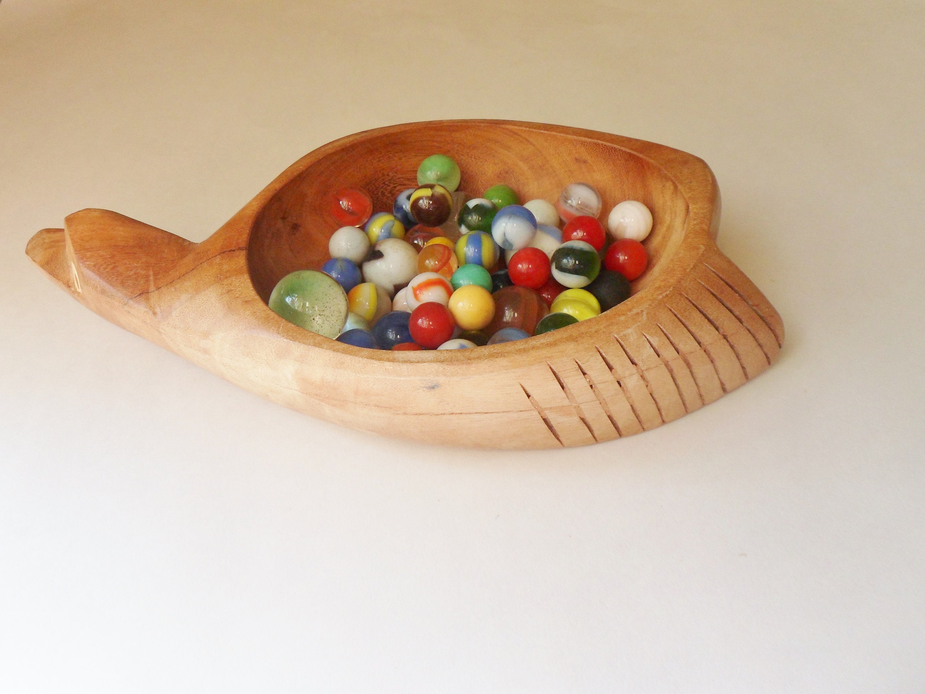 Hand Carved Duck Bowl French Country Bird Serving Bowl | Etsy