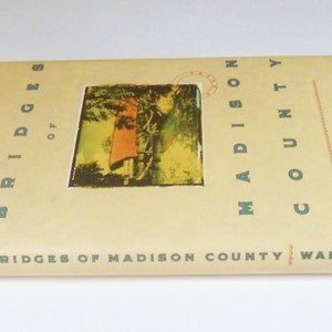 The Bridges of Madison County Book, First Edition Romantic Love Story ...