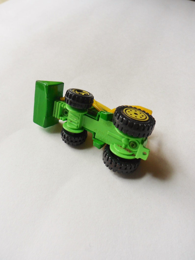Hot Wheels Front End Loader Miniature Mattel Toy Tractor | Etsy