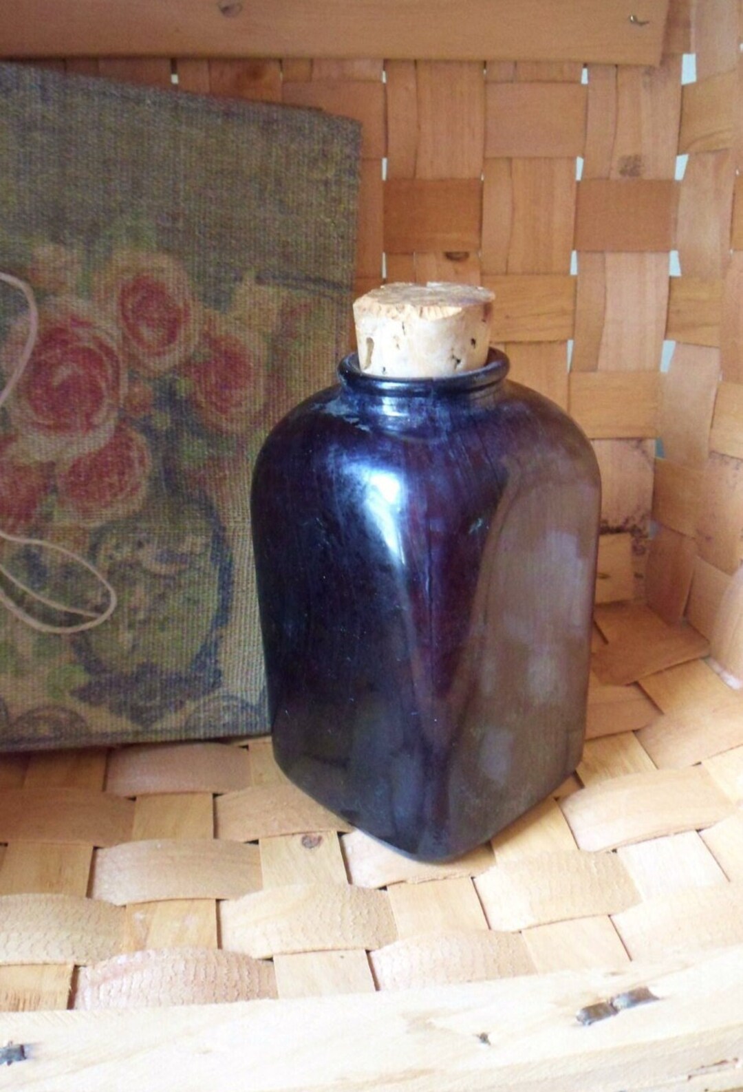 Amber Snuff Bottle, Levi Garrett and Sons Tobacco Scotch & Rappee Snuff ...