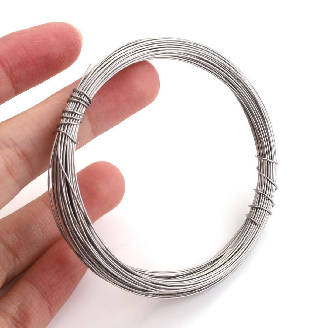 10 Meters Stainless Steel Beading Wire, Durable Solid Metal Cord for ...