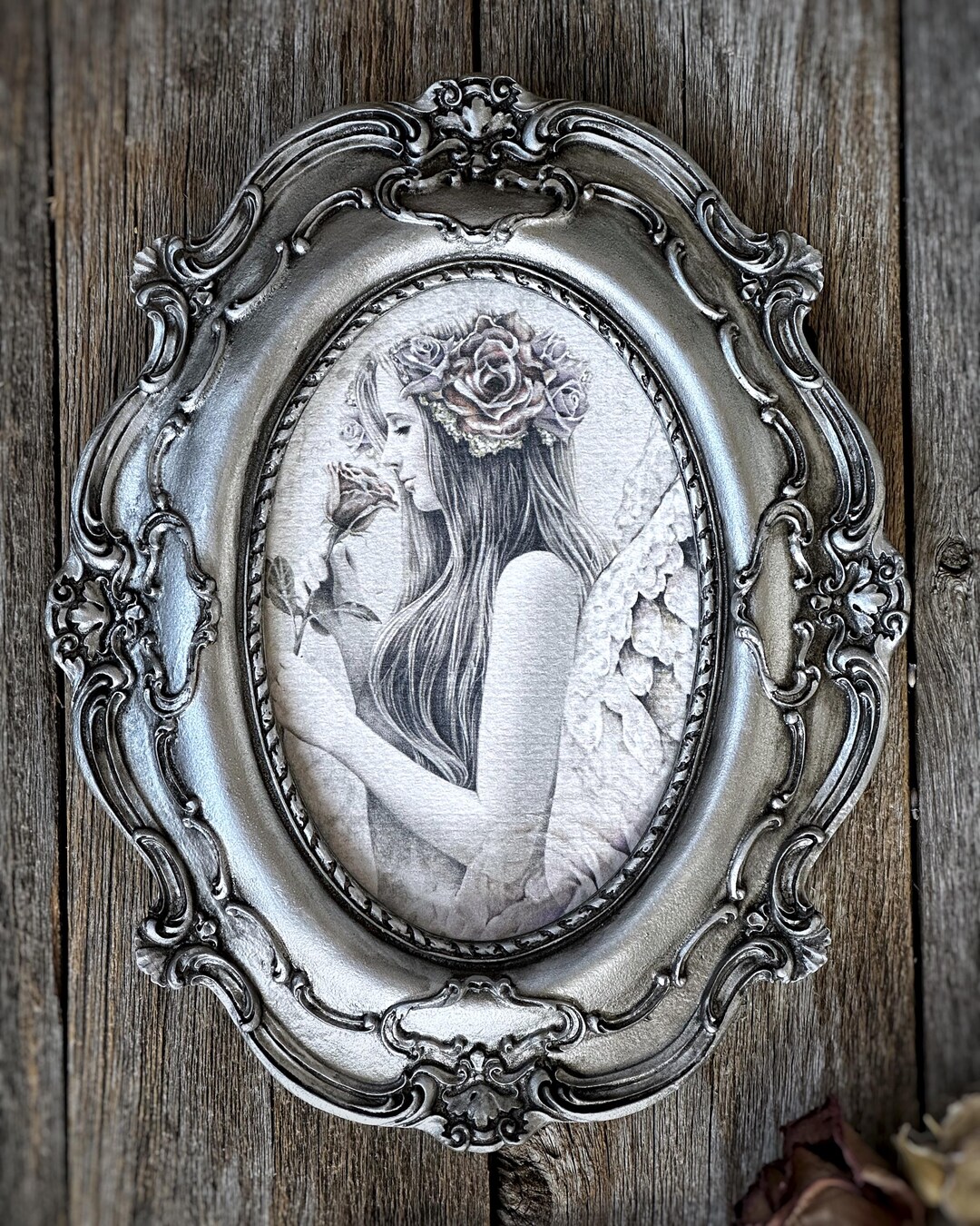The Angel and the Rose, Dreamy Ethereal Angel Art by Jessica Galbreth ...