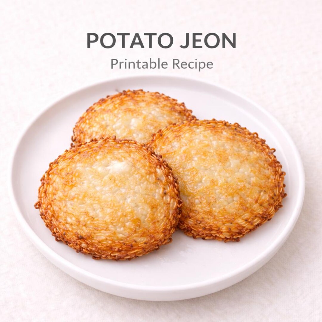 Korean Potato Pancake Recipe | Gamja-jeon Guide | Crispy & Chewy ...