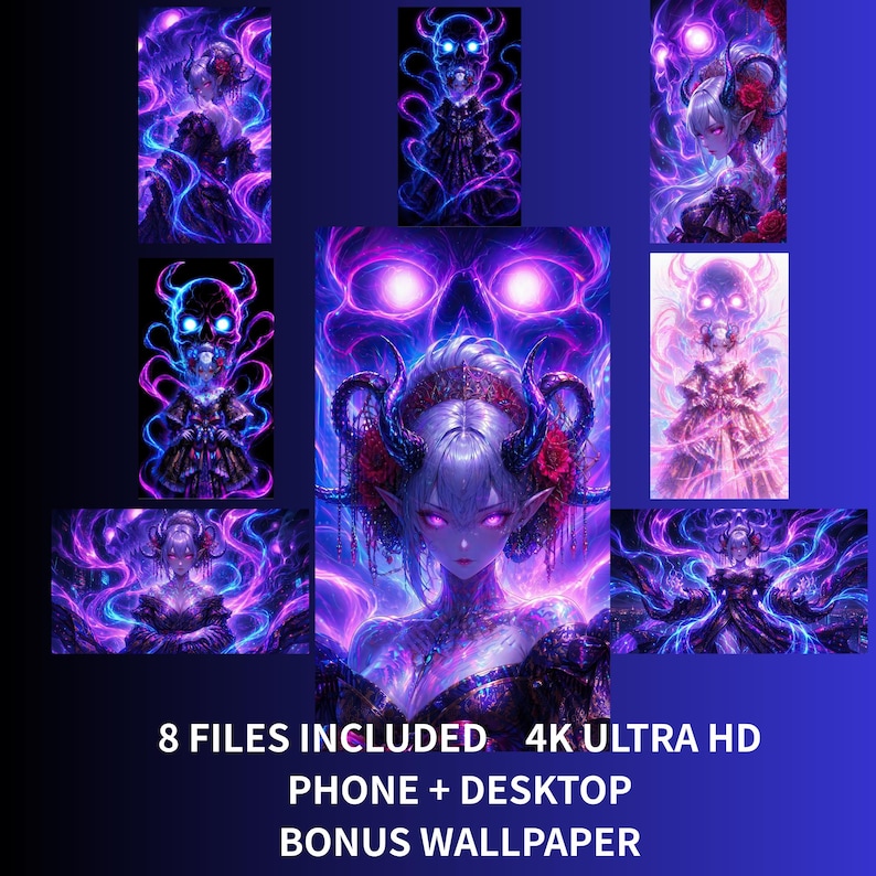 Takiyashahime Geisha Queen 4K Wallpaper Pack | Cyberpunk Anime Art ...