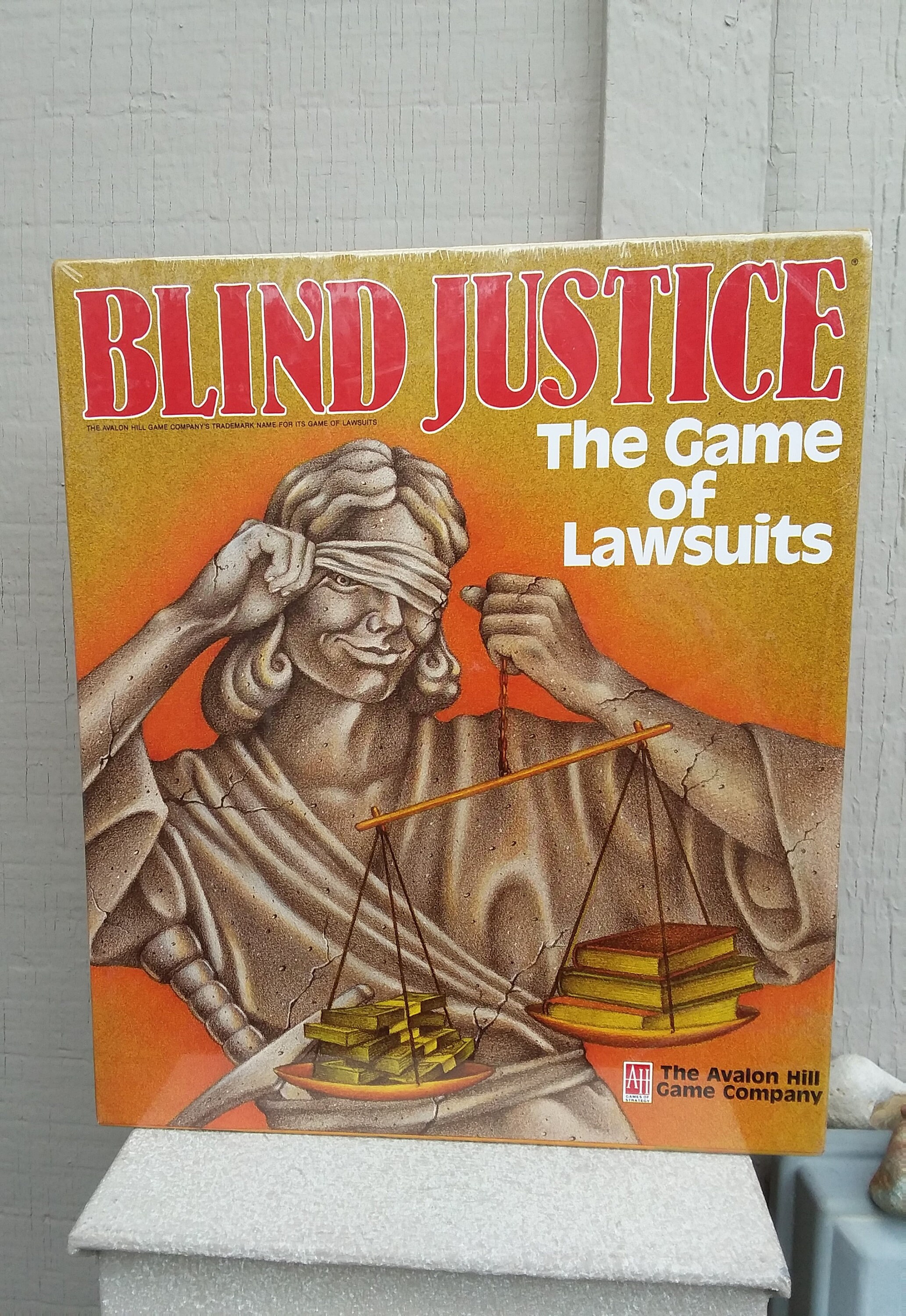 Blind Justice the Game of Lawsuits 1989 Litigation Board Game NIB Legal ...