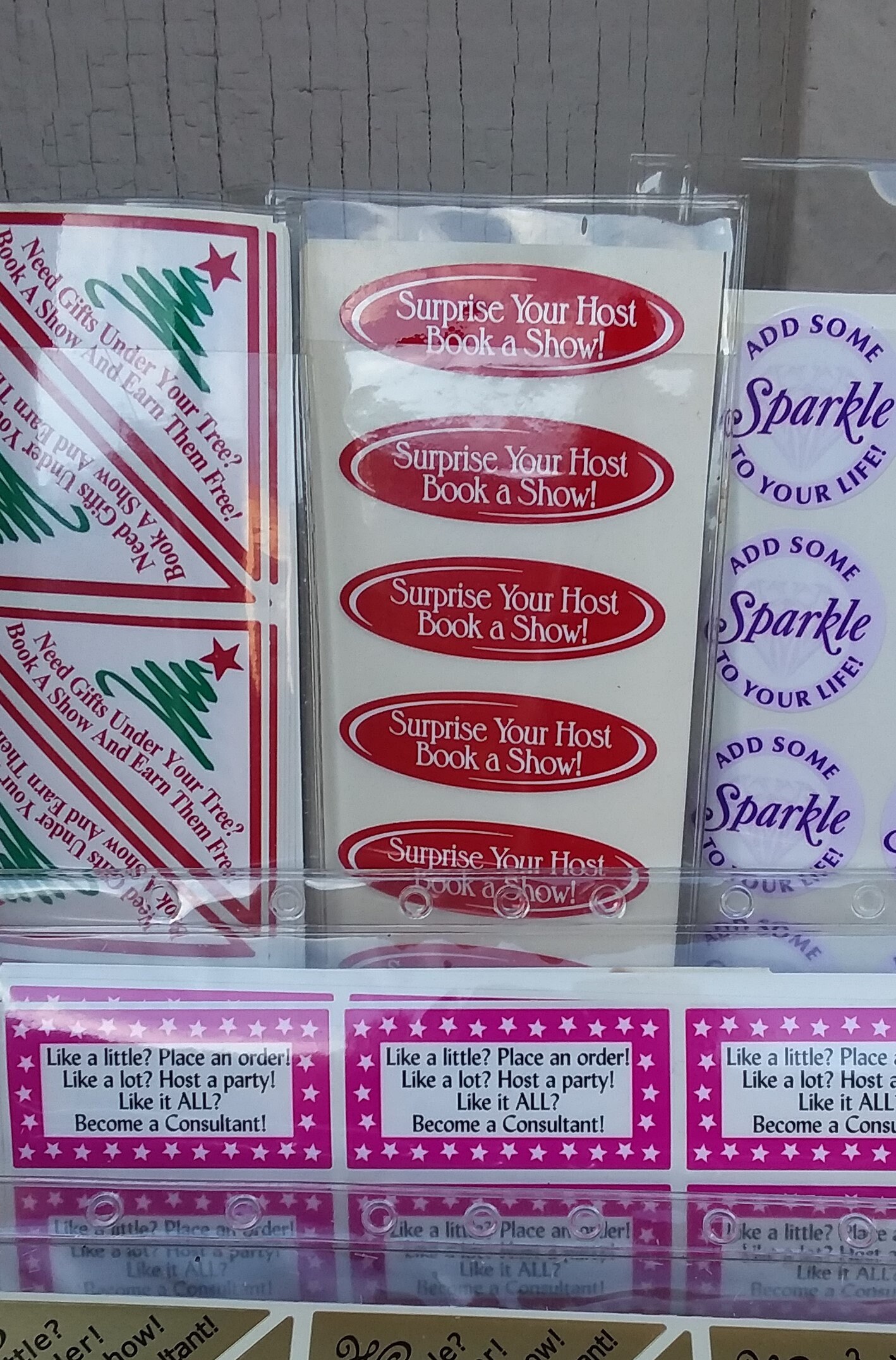 Jewelry Home Party Plan Stickers for Direct Sales Network Marketing ...