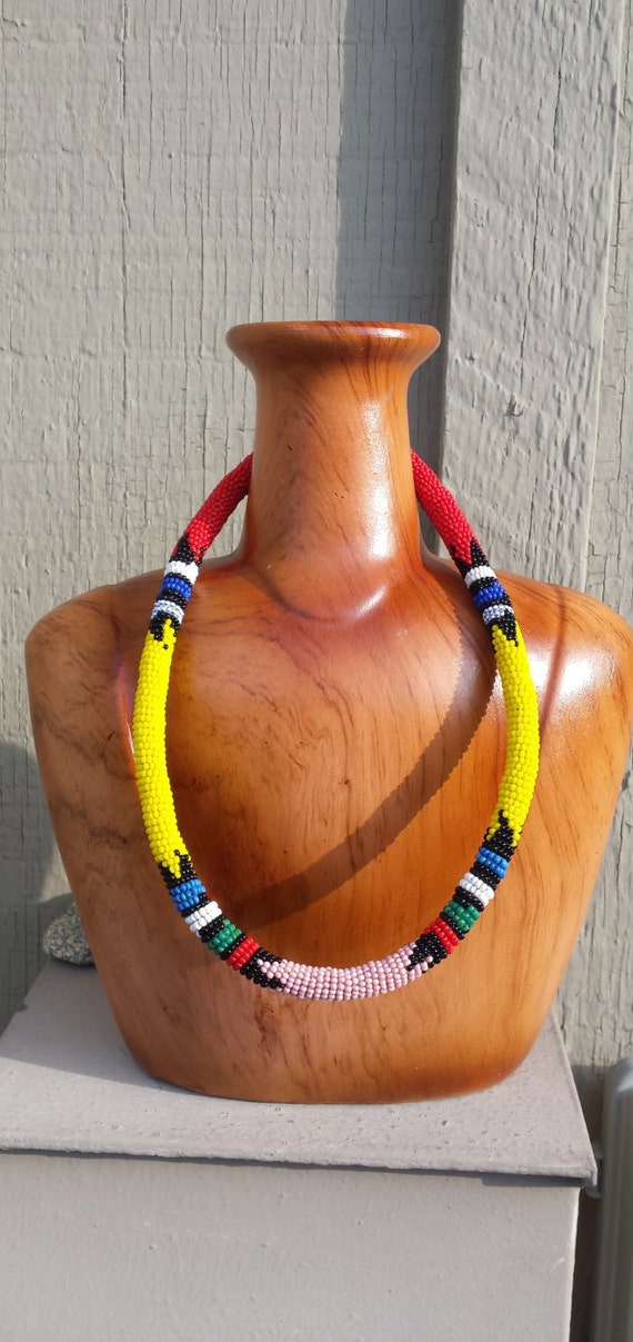 African zulu tribal glass - Gem