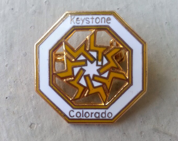 Keystone Colorado Souvenir Pin Colorado Hat Pin State - Etsy