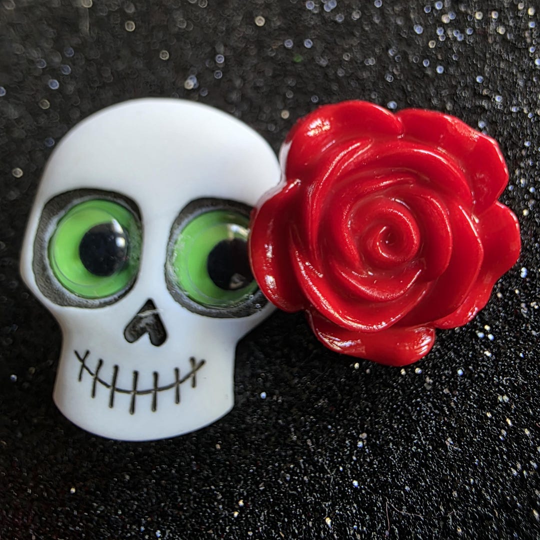 Coco Inspired Disney Character Embellishment Buttons Day of the Dead ...