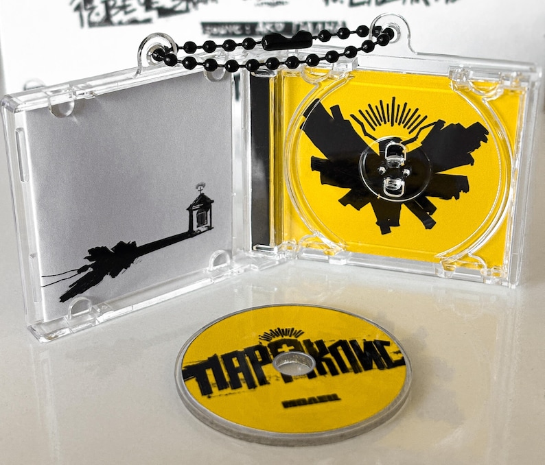 Custom Mini CD Keychain • Personalized Music Album Cover • Handmade NFC ...