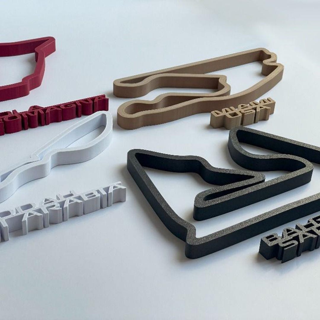 Montreal Circuit DXF SVG STL | Formula 1 Track Layout | Laser Cut File ...