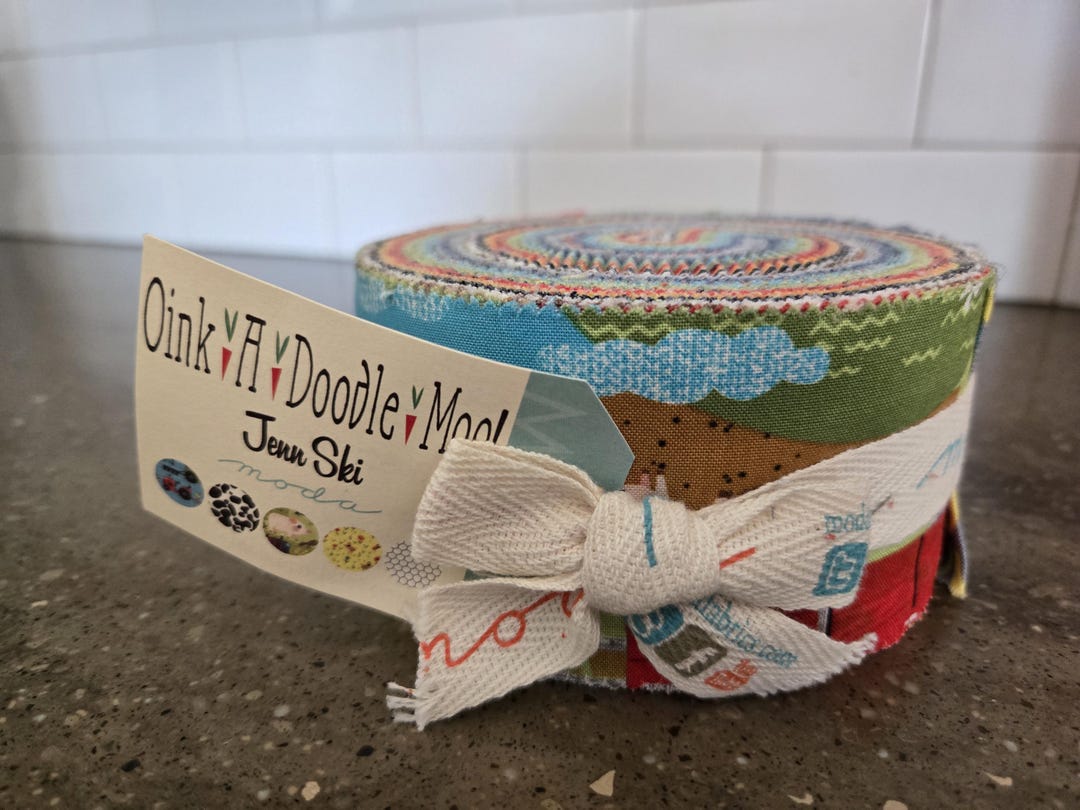 Jenn Ski Oink-a-doodle-moo! Jelly Roll Moda - Etsy