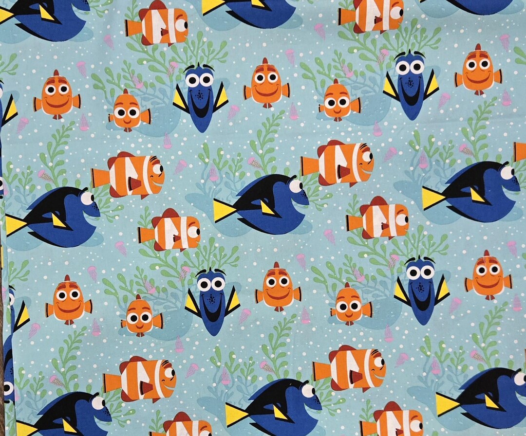 Finding Nemo Fabric 1 Yard 14 Inches - Etsy