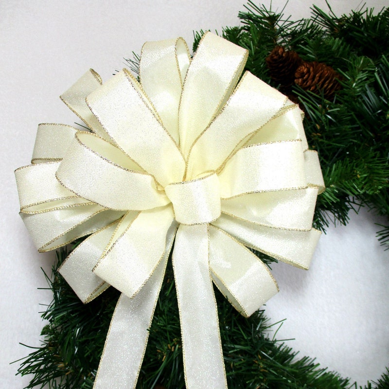Ivory Pew Bows - Etsy
