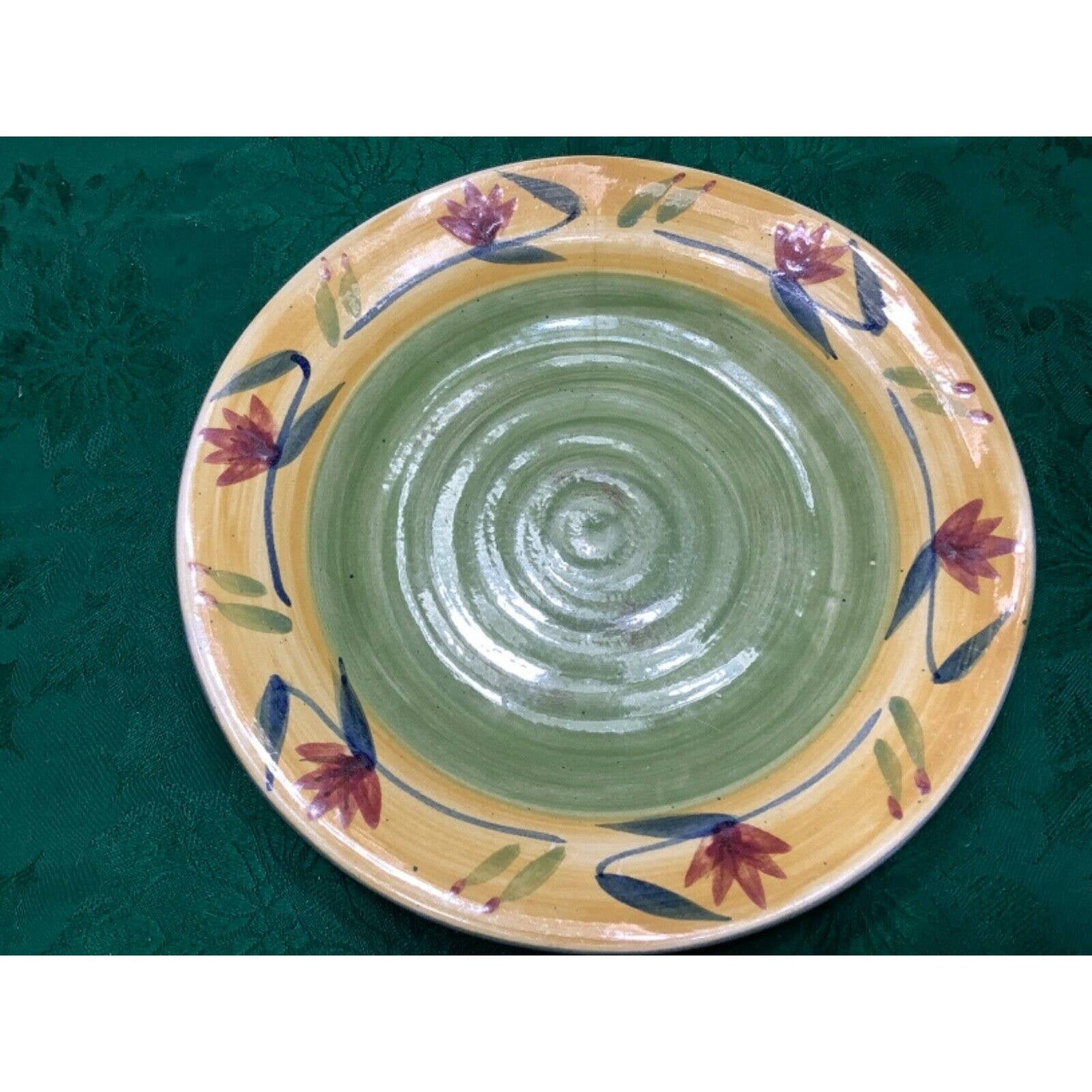 5 Pcs Pier 1 Elizabeth Hand Painted Stoneware Dinner Plates 11 - Etsy