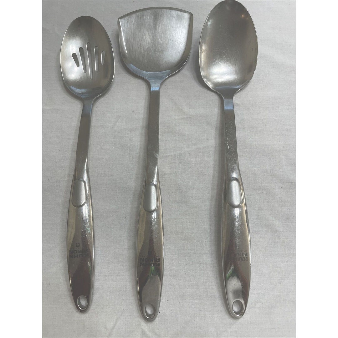 Kuhn Rikon Inox Sauce Ladle, Skimmer Flipper Turner Ladle Stainless ...