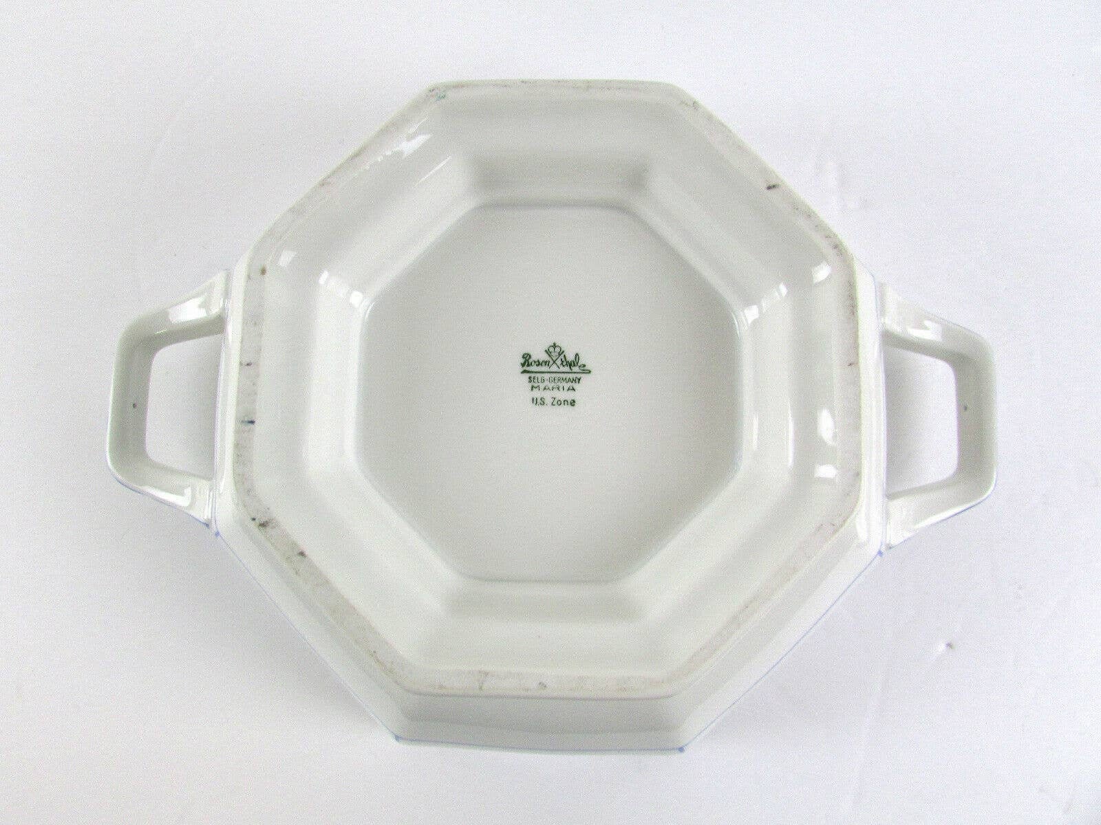 Vintage Rosenthal Selb Germany Maria Octagonal Soup Tureen With Pink ...