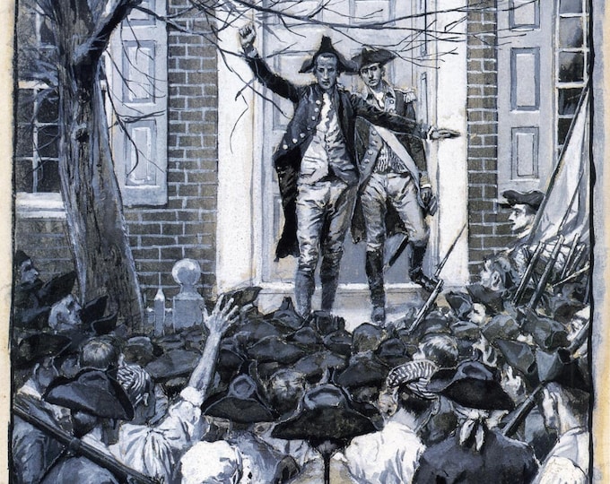 Images of America: Hamilton Addressing the Mob, New York City, 1775 ...