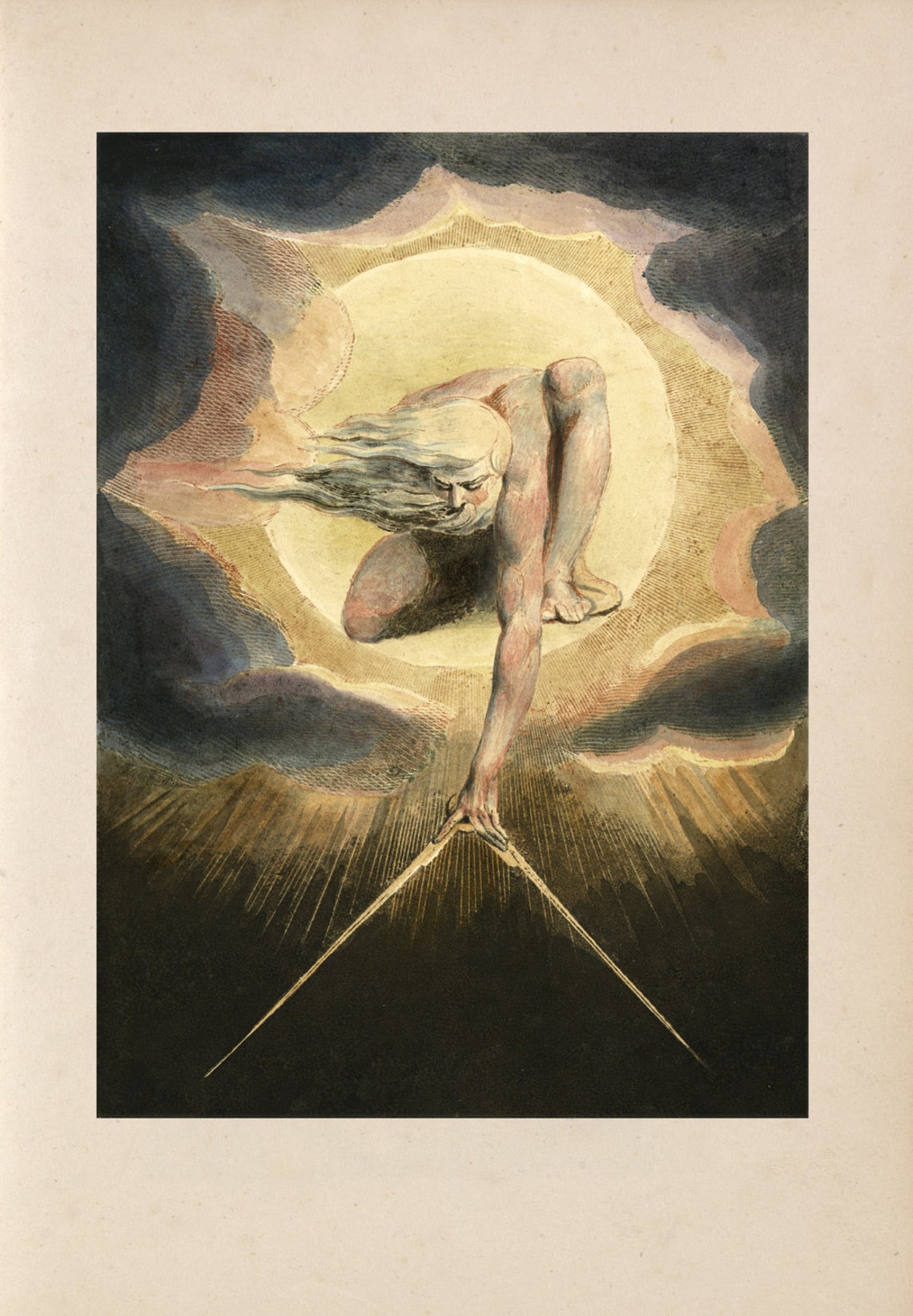 The Illuminated Prints of William Blake: Europe A Prophecy - Etsy