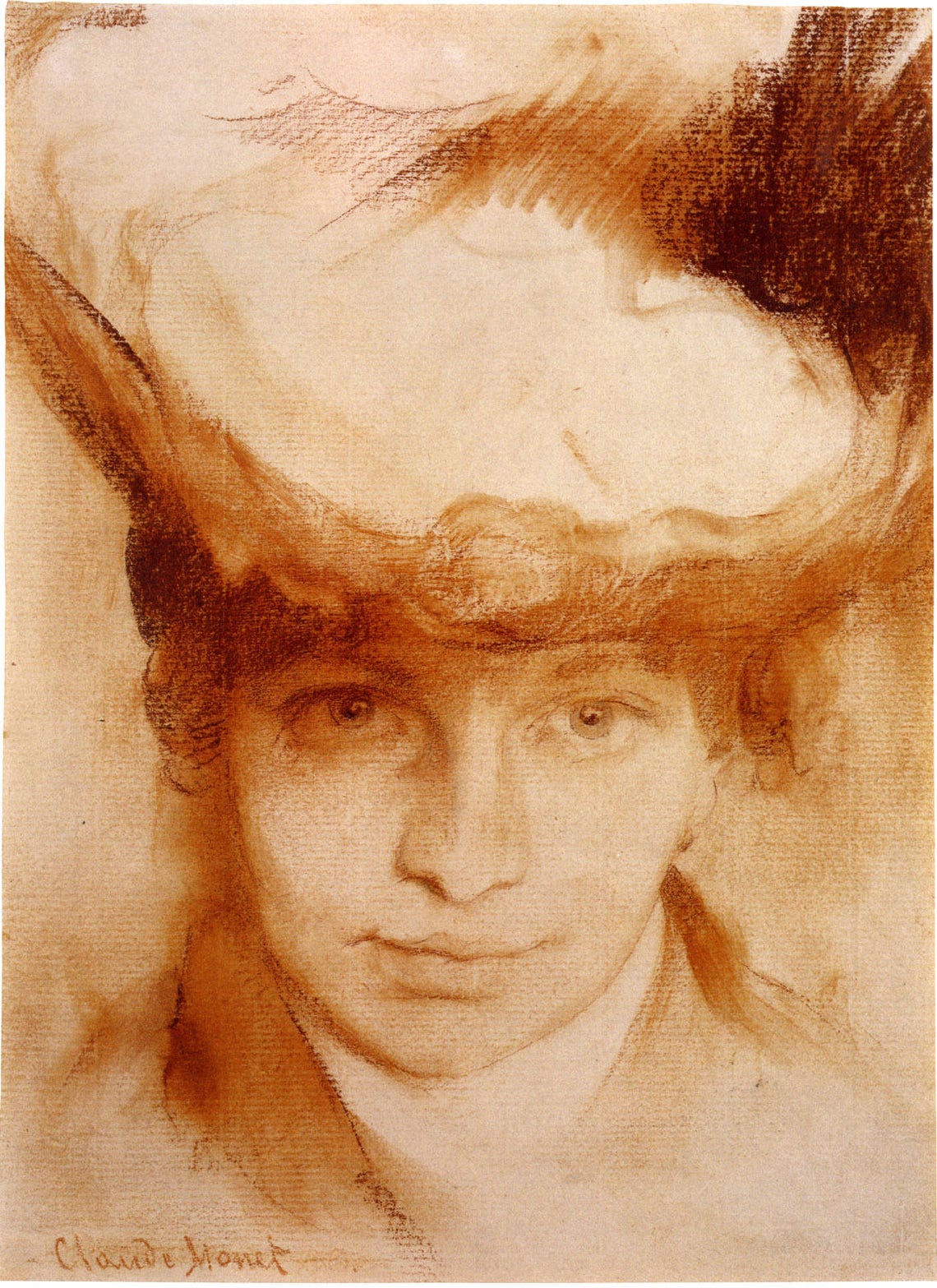 Claude Monet Reproduction: Portrait of a Woman, C. 1890-1895. Fine Art ...