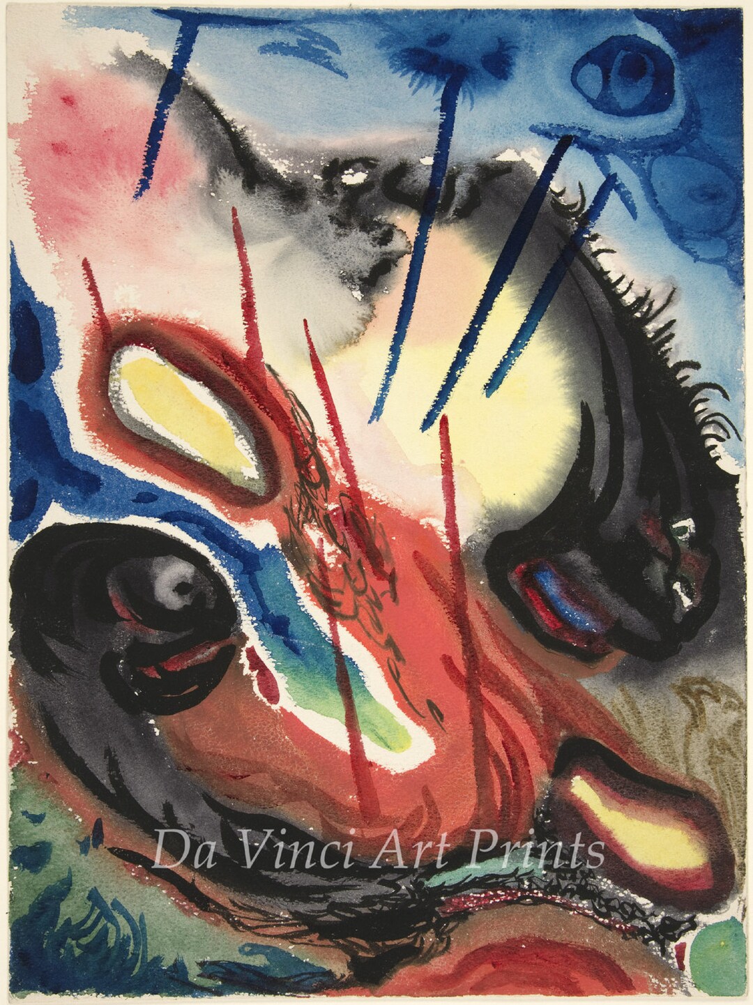 20th Century Expressionism: Fritz Stuckenberg Reproduction - Abstract ...