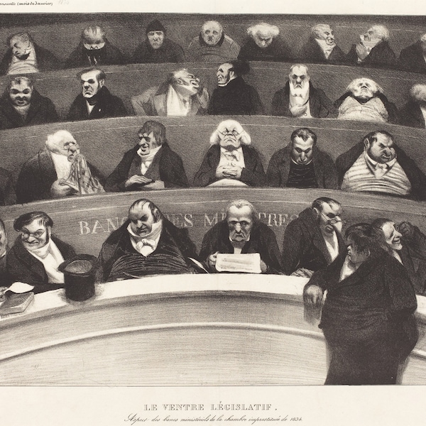 Honoré Daumier Art - Etsy