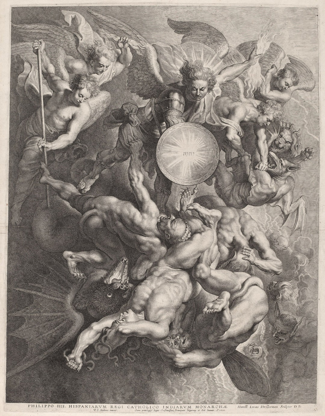 The Art of Peter Paul Rubens. the Fall of the Angels, 1621. Fine Art ...