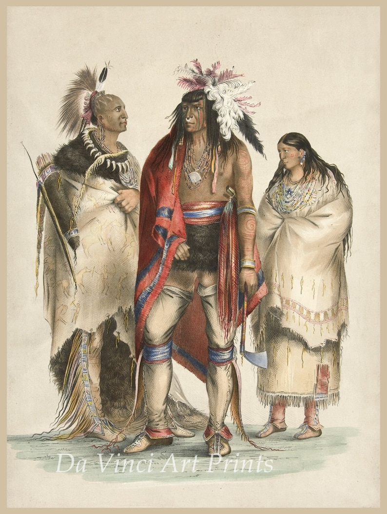 George Catlin: the Indian Gallery - North American Indians, C. 1838 ...