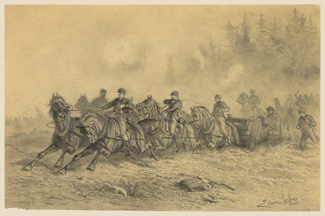 Images of America: the Civil War - Horse Drawn Artillery, C. 1863 ...