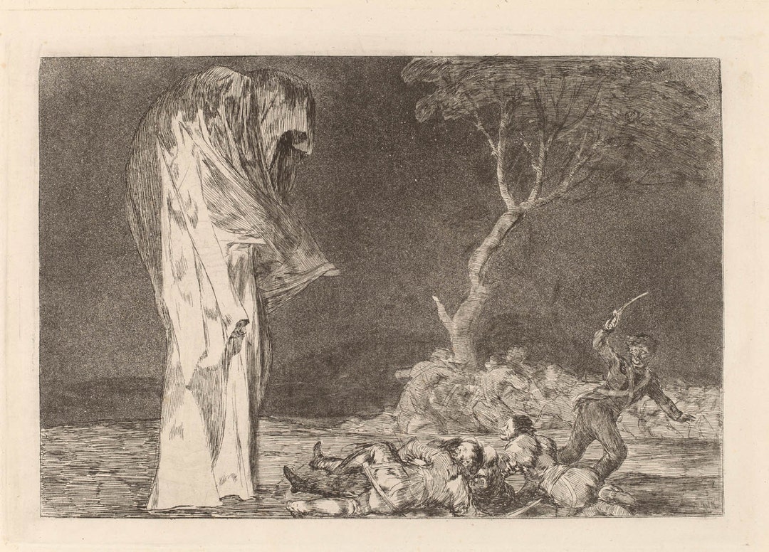 Frnacisco Goya Reproduction. Los Disparates: No 2 - Disparate De Miedo ...