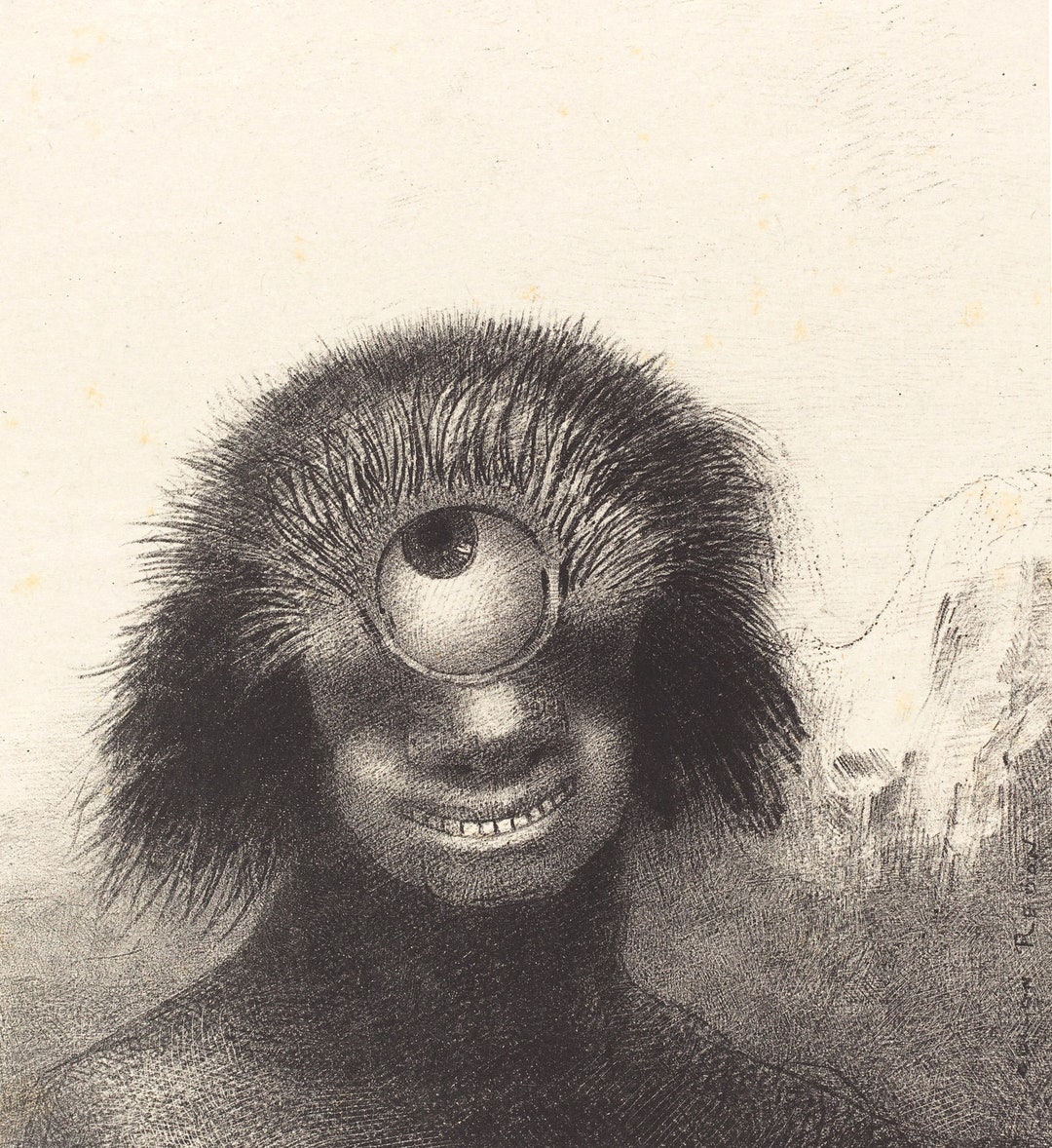 Fine Art Reproduction. the Cyclops, 1883 by Odilon Redon . Fine Art ...
