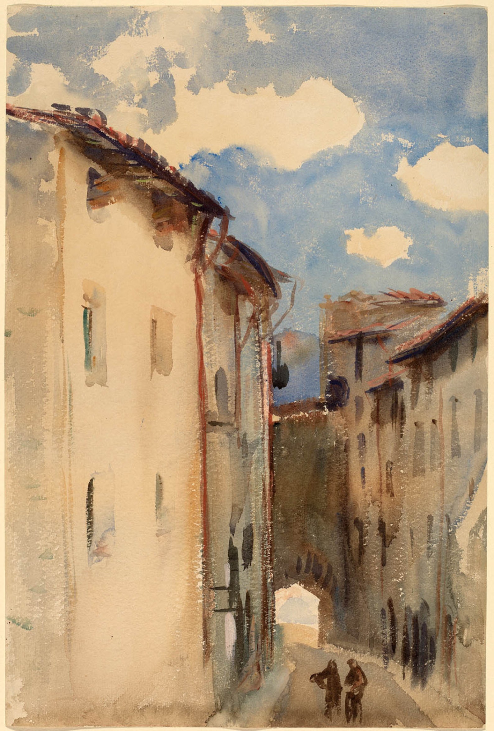 John Singer Sargent Watercolor Reproductions. Comprodon, Spain, C. 1892 ...