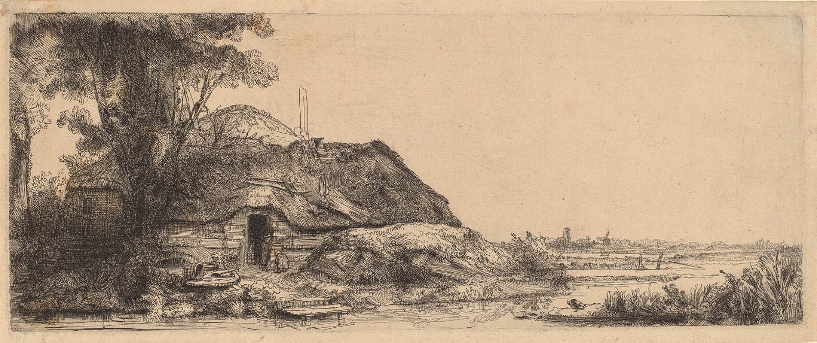 Rembrandt Etchings Landscape