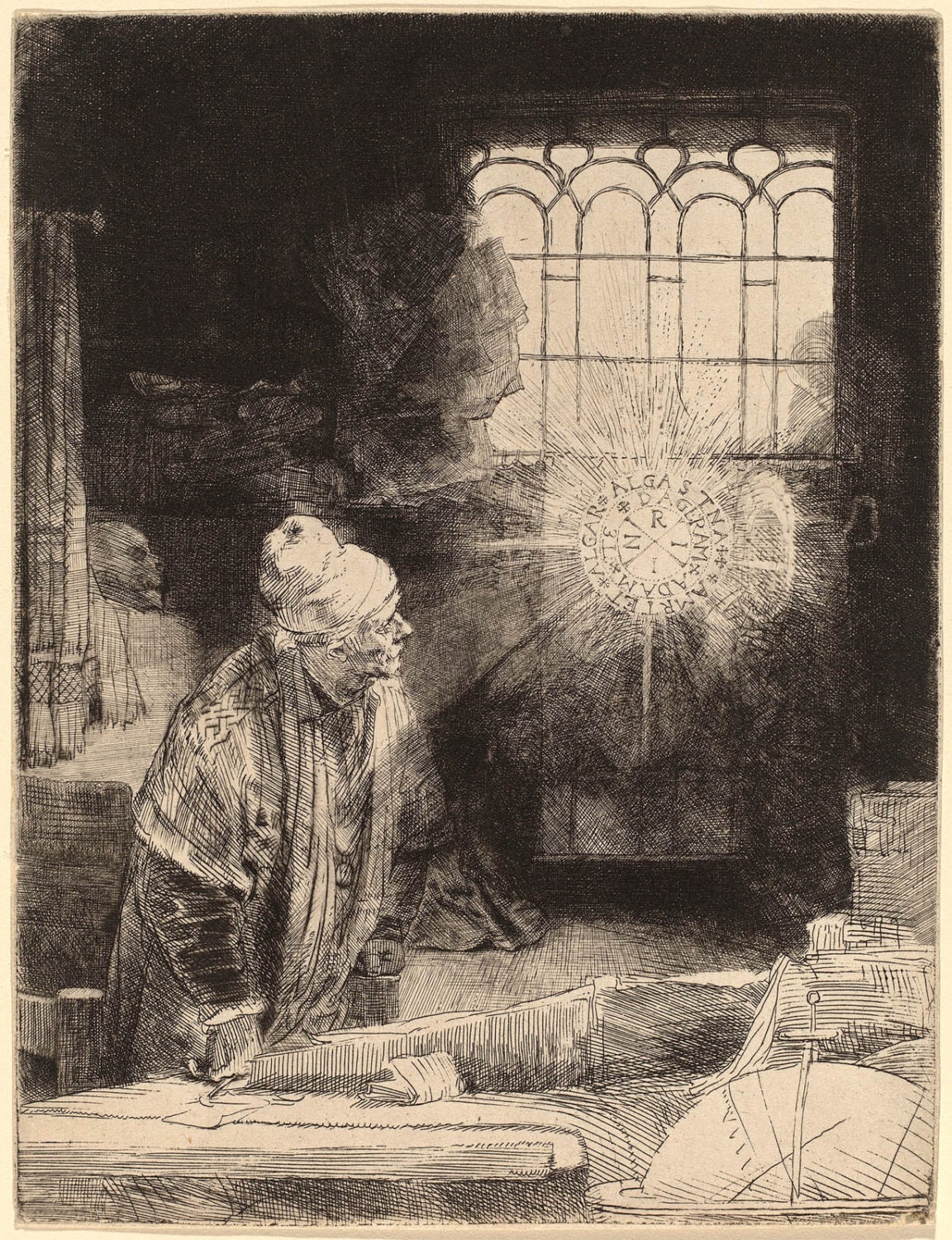 Rembrandt Etching