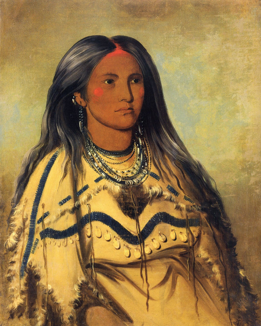 George Catlin: the Indian Gallery - Sha-ko-ka, Mint, A Pretty Girl ...