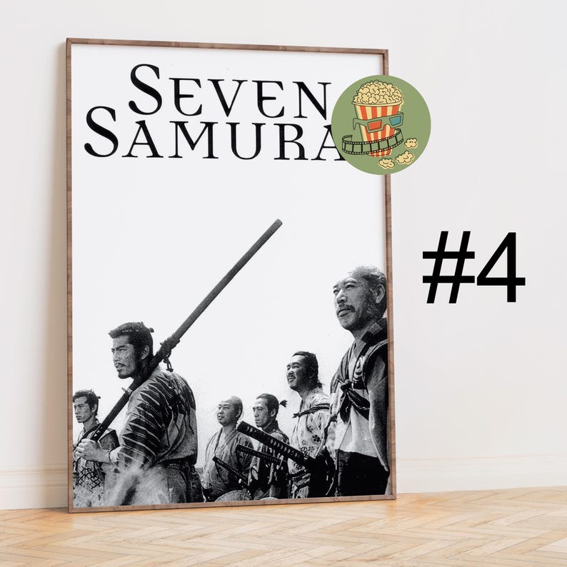 Seven Samurai - Movie Posters Film Prints - Etsy UK