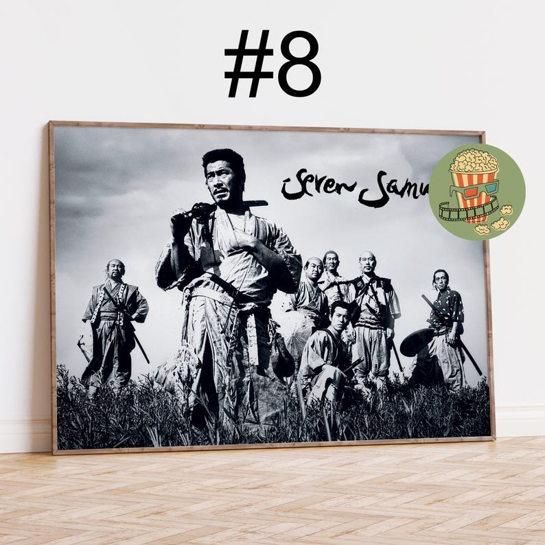 Seven Samurai - Movie Posters Film Prints - Etsy UK