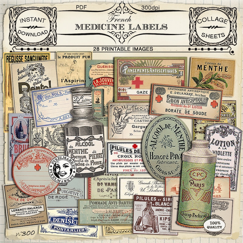 Medicine Labels - Etsy