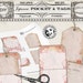 JAPANESE Pocket & Tag Library Card With Envelope Digital Scrapbooking ...